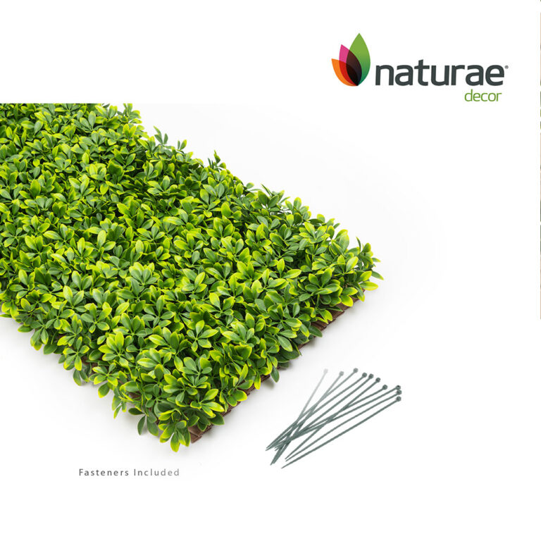 PVC Expandable Trellis 36” X 72” Lt Schefflera Leaves - Naturae Decor